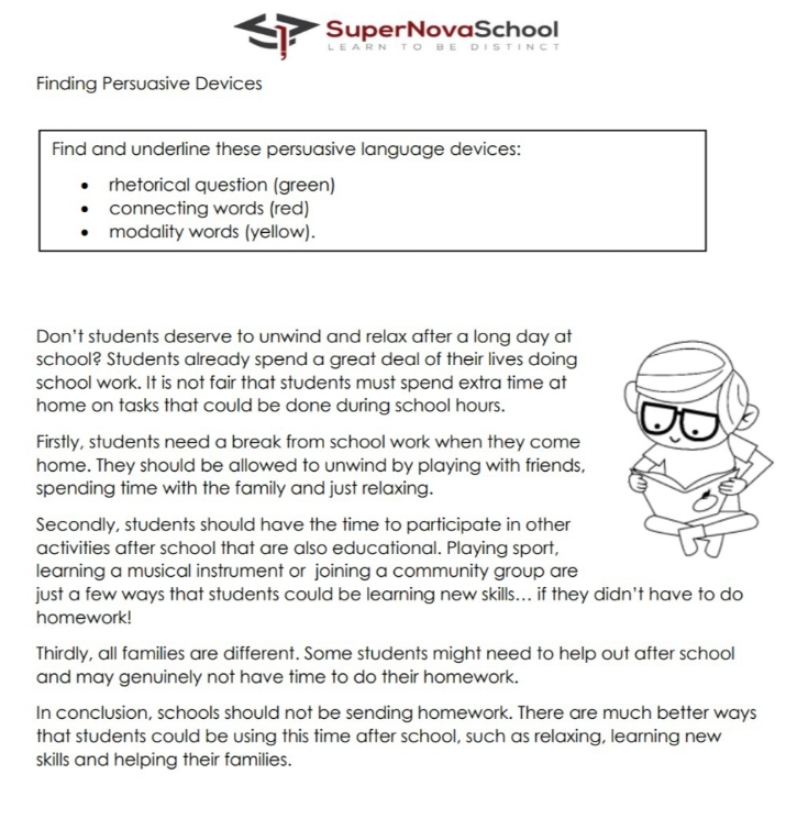 Homework Homework Elementary School Campus : SuperNova School